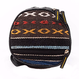 Satnam Happy Drums Steel Tongue Drum 8 Notes 8-Inch Handpan Percussion Instrument with Carrying Case Bag - Paisley Black