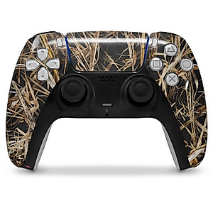 WraptorSkinz Skin Wrap compatible with Sony PS5 DualSense Controller WraptorCamo Grassy Marsh Camo Dark Gray (CONTROLLER NOT INCLUDED)