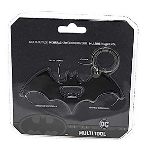 Paladone DC Comics Officially Licensed Merchandise - Batman Multi Tool Bottle Opener Keychain
