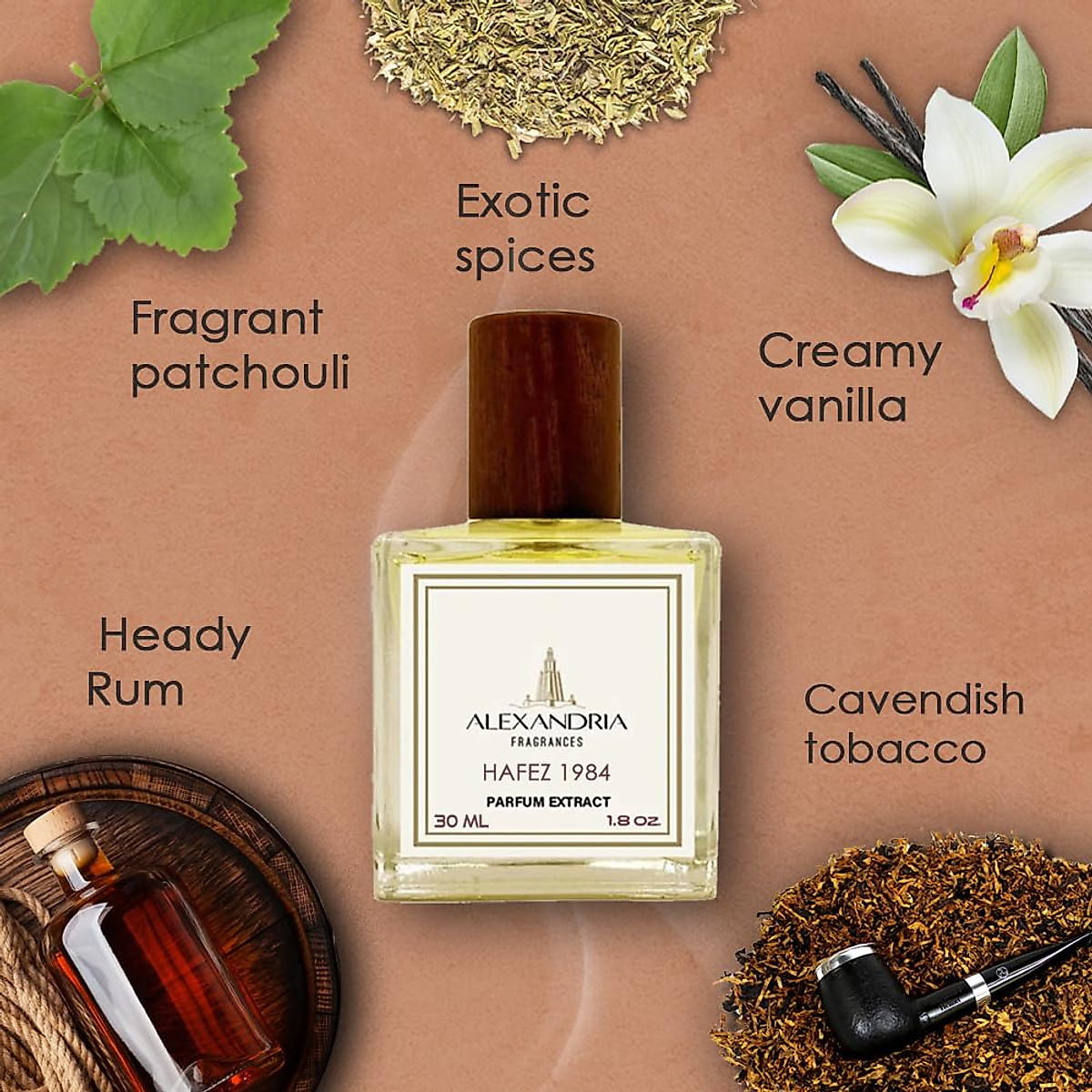 Alexandria Fragrances Hafez 1984 Intense 30ML Extrait De Parfum, Long Lasting, Day or Night Time