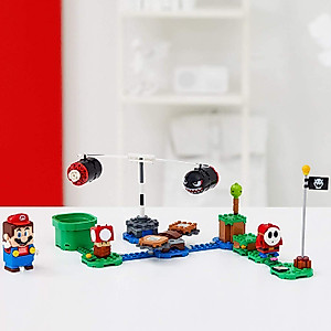 LEGO Super Mario Boomer Bill Barrage Expansion Set 71366 Building Kit; Toy for Kids to Add to Their Super Mario Adventures with Mario Starter Course (71360) Playset (132 Pieces)