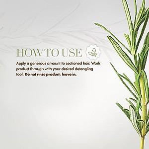 Mielle Organics Rosemary Mint Strengthening Shampoo and Leave-In Conditioner Infused with Biotin, Cleanses and Helps Strengthen Weak and Brittle Hair, 12 Ounces