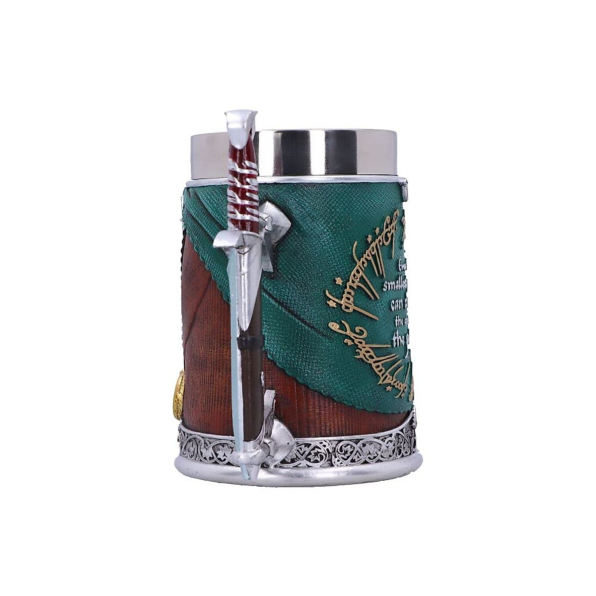 Nemesis Now Officially Licensed Lord of The Rings Frodo Tankard, Brown, 15.5cm (B5894V2), 500ml