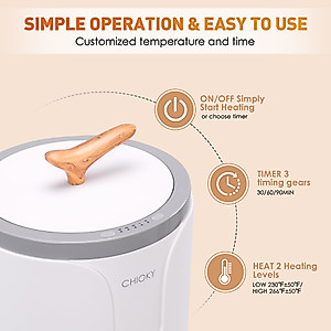 CHIOKY Towels Warmer for Bathroom, Hot Tub Large Towel Warmer Bucket with Timer and Fragrance Disc, Fits Up to Two 40"X70" Oversized Towels, Blanket, Clothes and Robe for Single or Double, White