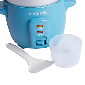 Kitchen HQ 2-Cup Multi-Cooker and Steamer Set w/Spoon & Measuring Cup (Renewed)