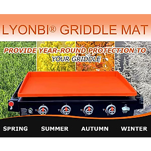 Griddle Cover for Blackstone 36" Inch Griddle,Silicone Griddle Cover for Blackstone,Blackstone Griddle Accessories,Heavy Duty Food Grade Silicone Grill Cover, All-season Grill Protective