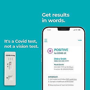 Ellume COVID-19 Home Test, 1 Pack, 1 Test Total, Results in 15 minutes to free mobile app, FDA Emergency Use Authorization