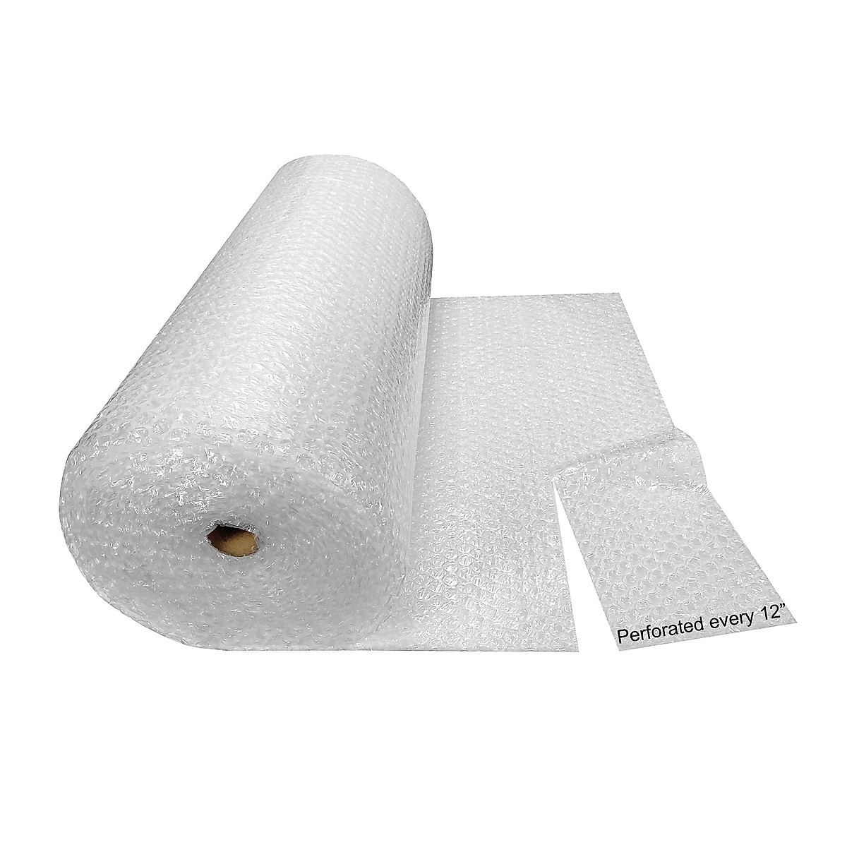 uBoxes Medium Bubble Cushioning Roll 48" Wide x 100 ft - Medium Bubbles 5/16", Clear, (BUBBMED48100)