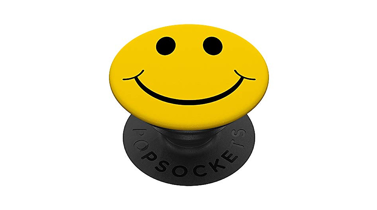 Vintage 70s Happy Face PopSockets Swappable Grip