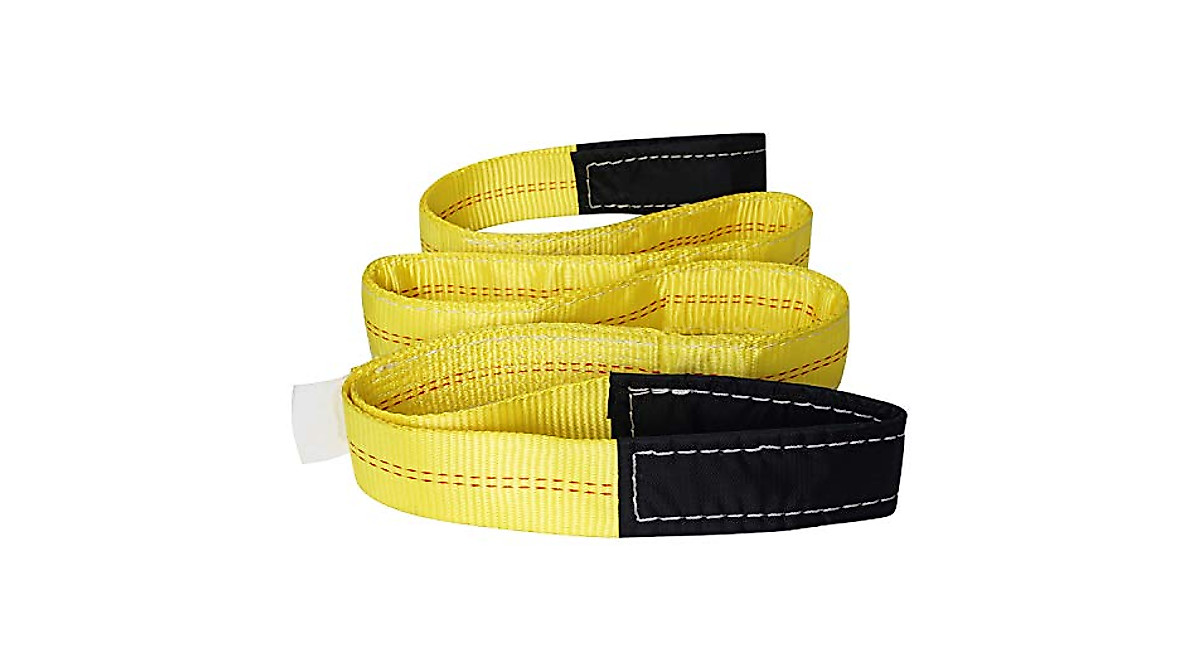 Robbor 2-Inch 7-Foot Heavy-Duty Lift Sling Straps