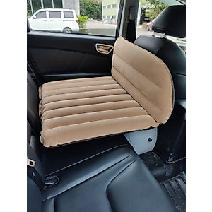 Berocia Car Air Mattress Back Seat Gap Pad Fill Extender Mattress for SUV Dogs Kids Adults Travel Bed Cushion Camping Air Couch Sleeping Rest Inflation Bed