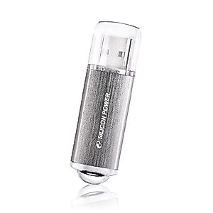 Silicon Power Ultima II-I Series USB 2.0 4 GB Flash Drive - SP004GBUF2M01V1S (Silver)