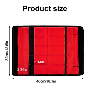 Knife Display Case for 10 Pocket Knife,Knife Case,Folding Knife Storage Case,Butterfly Knife Organizer,Knives Roll Collection Pouch Carrier Bag for Survival Tactical Outdoor for EDC Mini Knife