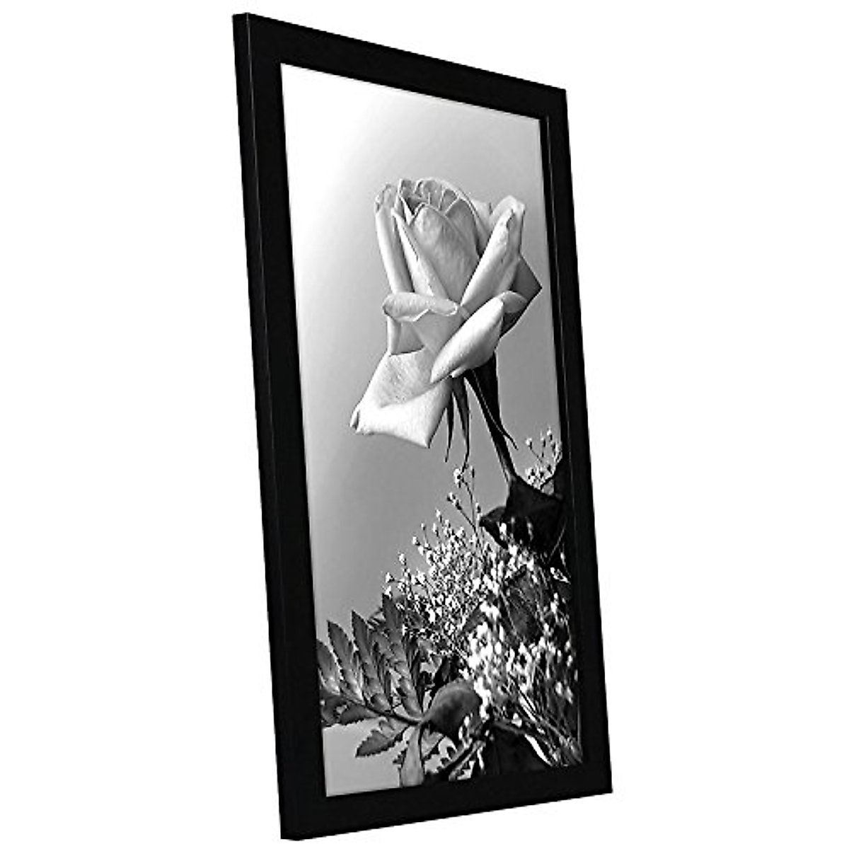 Americanflat 12x18 Poster Frame in Black - Composite Wood with Polished Plexiglass - Horizontal and Vertical Formats for Wall with Included Hanging Hardware