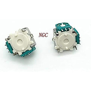 2 pcs 3D Analog Joystick Thumb Stick for NGC Gamecube Controller Replacement