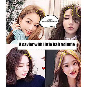 Bangs Roll,DIY Air Bang Hair Curlers Self-Adhesive Spiral Hair Rollers 2 Packs