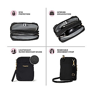 Baggallini womens Take Two RFID Bryant crossbody, Black, One Size US