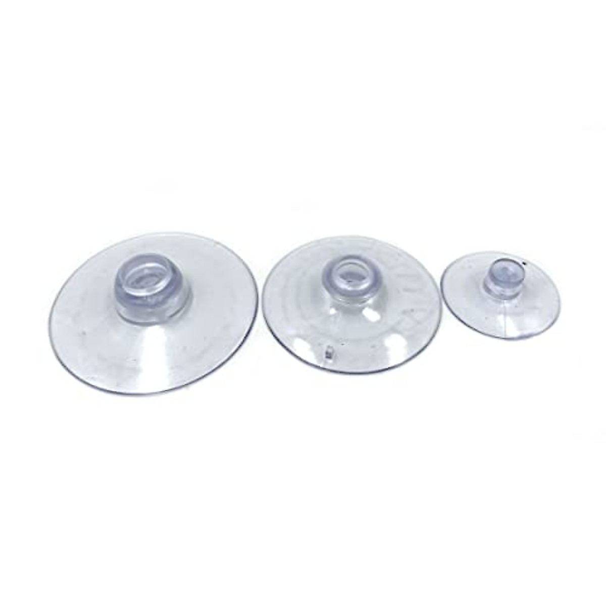 60Pcs Plastic Suction Cup for Glass Table Tops,Rubber Transparent Anti-Collision Sucker Hanger Pad Without Hooks, 3 Sizes, 40 mm, 35 mm, 22 mm
