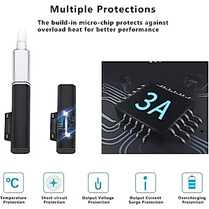 SUPERNIGHT Surface Connect to USB C Charging Adapter 15V 3A, Compatible for Microsoft Surface Pro X/7/6/5/4, Surface Laptop3/2/1, Surface Go/Book[1 PC Only]