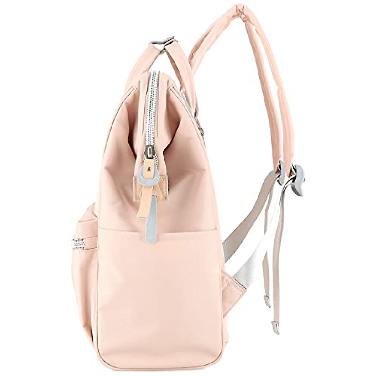 himawari Laptop Backpack for Women&Men Travel Backpack With USB Charging Port Large Business Bag Water Resistant College Bag Computer Bag Doctor Bag(1881-Pink, Regular)