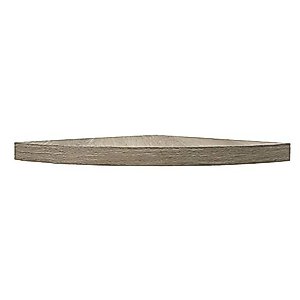 InPlace Shelving 9602052E Floating Corner Shelf with Invisible Brackets, 18", Driftwood
