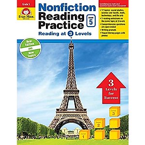 Evan-Moor Non-Fiction Reading Practice, Grade 5