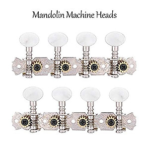 Mandolin Tuning Pegs, 4L4R Machine Heads String Tuning Pegs for 8 Strings Mandolin Instruments Accessory Other string instrument accessories