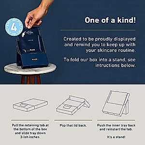 MIANN - Pack of 4 Hydrating Face Masks for Men and Women (Gender Neutral) Suijenzi Nori Facial Mask with Nourishing Plant Extracts & Hyaluronic Acid, Sheet Masks, Facial Mask Skin Care Routine