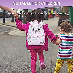Netlmfg Multifunctional Backpack, Lightweight Waterproof 3D Shoulder Straps Cartoon Kids School Bag with Chest Strap, Boys Girls Casual Bag (2-5 years old)