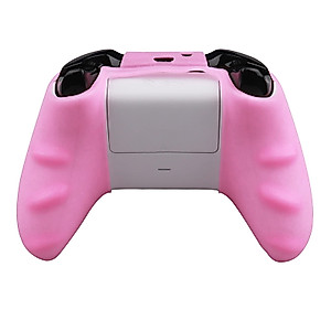 RALAN Glitter Controller Skin for Xbox One, Anti-Slip Silicone Controller Cover Protector Compatible for Xbox 1 Wireless/Wired Gamepad Joystick with 4 Thumb Grips Caps and Black Pro Thumb Grip x 8