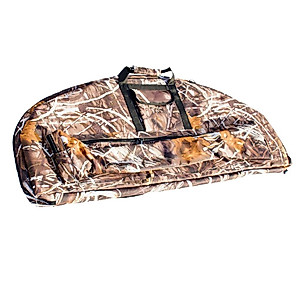 SGerste Lightweight Portable Outdoor Hunting Archery Canvas Compound Bow Bag Protection Case Camouflage 95x41x4cm