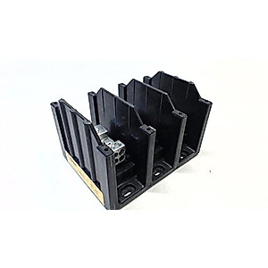 EDISON FUSE PDB321-3 175AMP, 600V, Black, 3POLE, Power Distribution Block