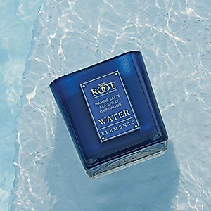 Root Candles Scented Candles Elements Collection Premium Handcrafted 3-Wick Candle, 14.5-Ounce, Water