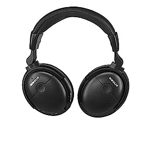 SIMOLIO Digital 2.4GHz Wireless TV Headphones with Spare Battery for Hearing Impaired and Seniors, Two Under-Chin Headset and One Over-Ear Headphone for Replacement,100 ft Work Range, No Audio Delay
