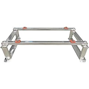 Heavy Duty Stainless Steel Condenser Mount - Universal AC Mount for Mini Split Air Conditioner - Heat Pump Base Mount, Supports 500 Lbs, Anti-Rust, Low Temperature, High Temperature