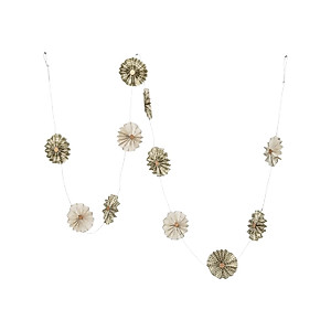 Creative Co-Op Paper Garland In Kraft Box, Multicolor