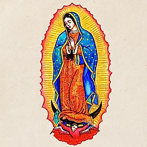 CafePress Virgin Of Guadalupe Tote Bag Natural Canvas Tote Bag, Reusable Shopping Bag