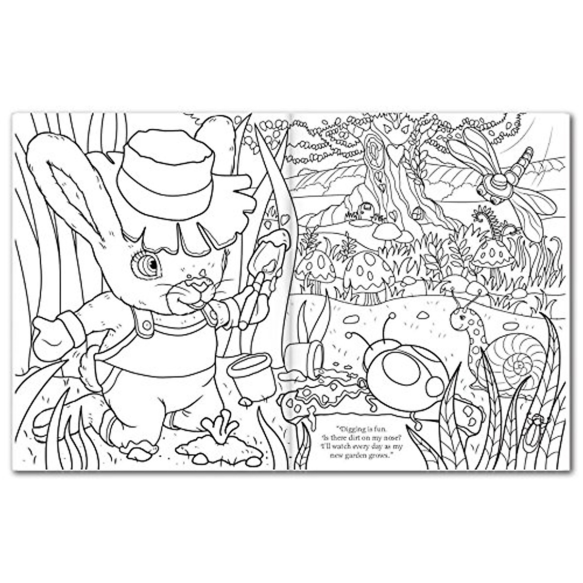 Personalized Coloring & Activity Book for Kids with Sticker Sheet - I See Me! (Garden)