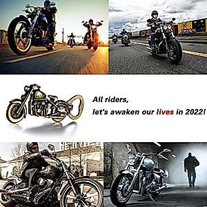 LKKCHER Motorcycle Beer Bottle Opener, Mens Gifts for Birthday Father’s Day, Christmas Gift Ideas for Men Husband Boyfriend Motorbike Lovers, Motorcycles Gifts