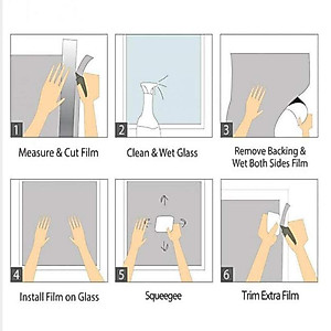 Window Film Window Decal Window Film Privacy Frosted Glass Sticker Lotus Decoration Adhesive Sticker for Home Privacy Window Decal (Size : 40x100cm)