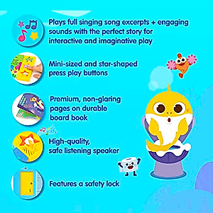 Pinkfong Baby Shark Potty Time Sound Book: Interactive Potty Training StorybookㅣBaby Learning Toys l Interactive Electronic Educational Learning for Preschoolers and Toddlers 1-3