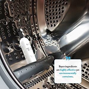 Bayes Washing Machine Cleaner & Deodorizer - Cleans and Eliminates Odors for Fresh Smelling Laundry - 24 Ounce