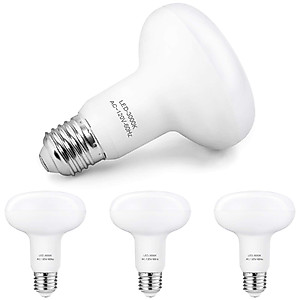 BR30 Led Flood Light Bulbs Indoor Outdoor, 12W=100W, 3000K Warm White, 1200 Lumens, E26 Base Recessed Can Light Bulbs, Not Dimmable, (4-Pack)