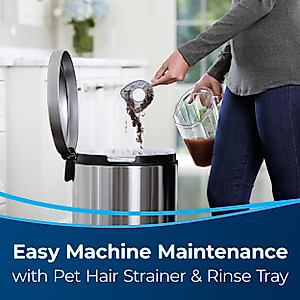 BISSELL Crosswave Pet Pro All in One Wet Dry Vacuum Cleaner and Mop for Hard floors and Area Rugs, 2306A (Renewed)