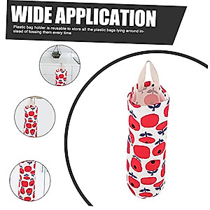 CIYODO Garbage Bag Storage Bag Grocery Bag Dispenser Trash Bag Holder Grocery Bag Holder Grocery Store Bag Shopping Bag Holder Trash Bags Kitchen Supply Fabric Wall-mounted Hanging Bag