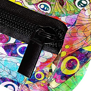 Colorful Butterflies Pencil Bag Pen Case Stationary Case Pencil Pouch Desk Organizer Makeup Cosmetic Bag for School Office