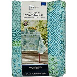 Town & Country Linen Corp Mainstays Vinyl Tablecloth Medallion 60x84 Multi 60 x 84 inch MS11-0569-74098