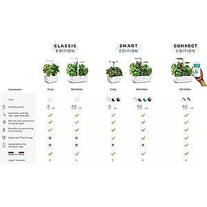 Véritable® EXKY Classic (White) - Indoor Vegetable Garden Made in France - Smart Autonomous Garden Delivered with 2 Lingots®
