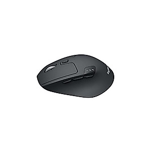 Logitech M720 Triathlon Bluetooth Wireless Optical Mouse with Unifying Receiver (Renewed)