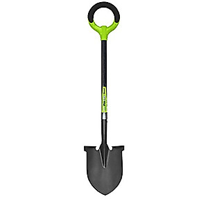 Radius Garden 25202 Pro-Lite Carbon Steel Shovel, Green
